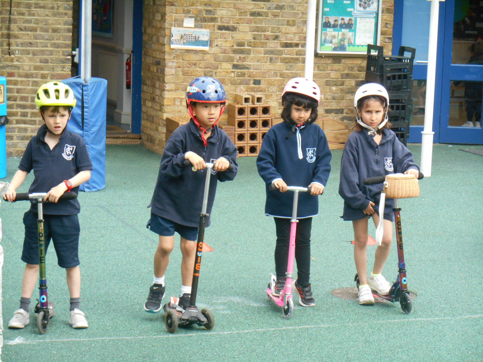 Year 2 Scooter Training | Prep School Richmond | Kew College