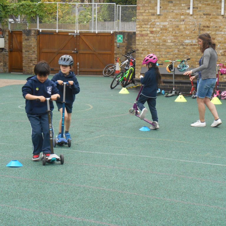 Year 2 Scooter Training | Prep School Richmond | Kew College